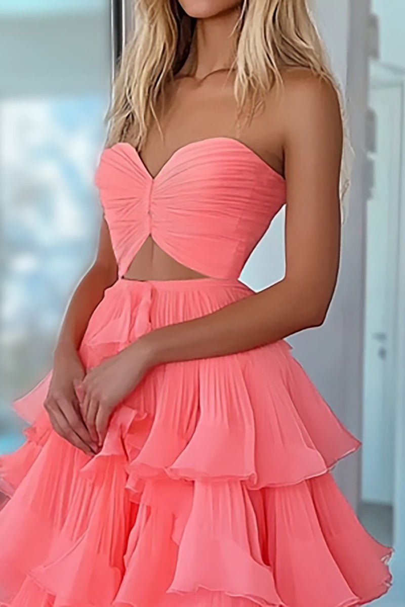 Queendancer Women Sunset Ball Gown Tulle Prom Dress Sweetheart ...